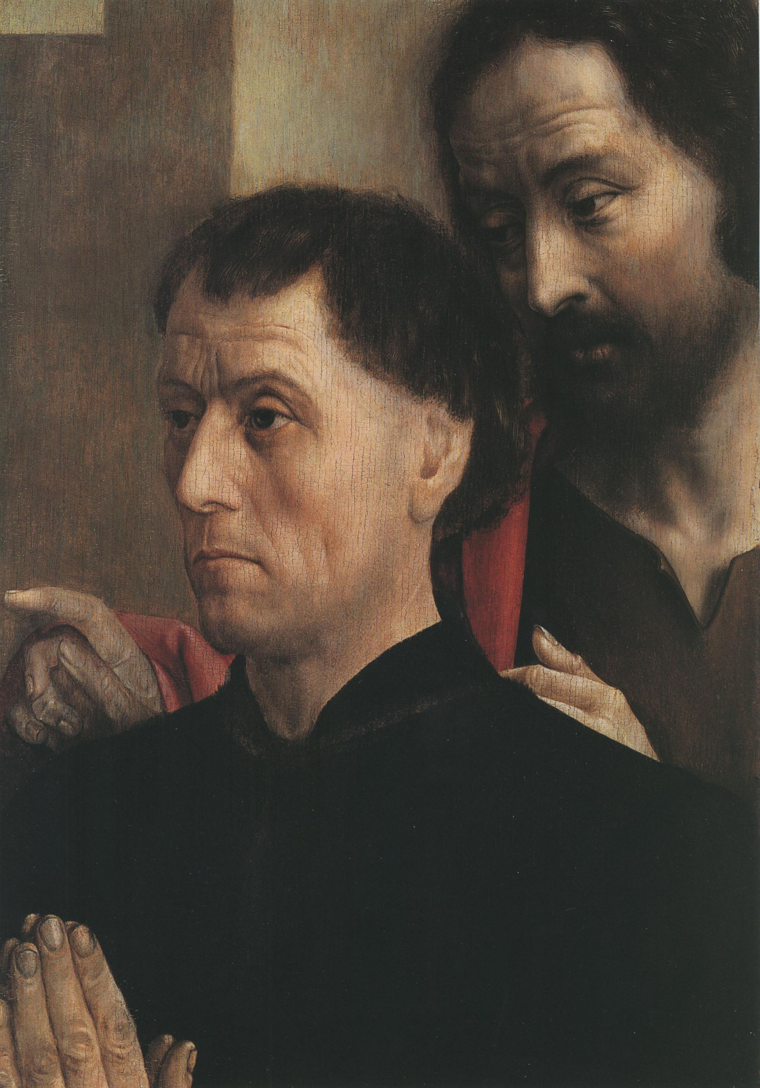 Portrait of a Donor with St John the Baptist : shutter from an altarpiece | KIK-IRPA