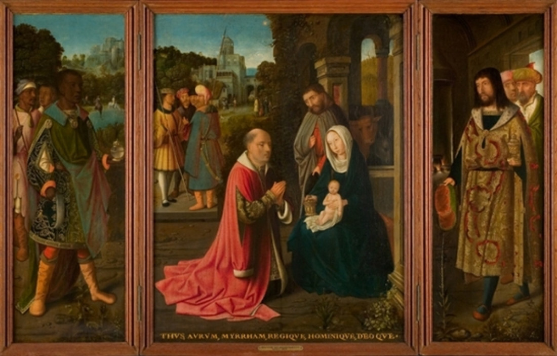 Triptych of the Adoration of the Magi; Reverse: the Annunciation | KIK-IRPA