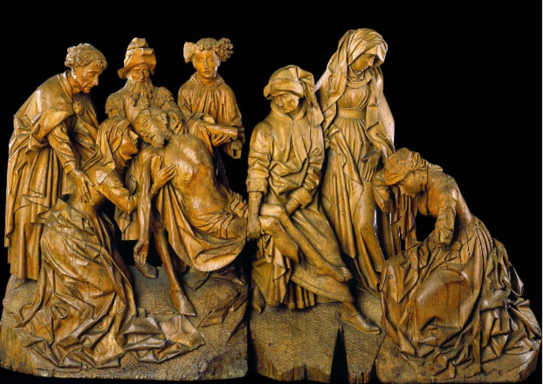 The Lamentation (sculptured group from an altarpiece) | KIK-IRPA