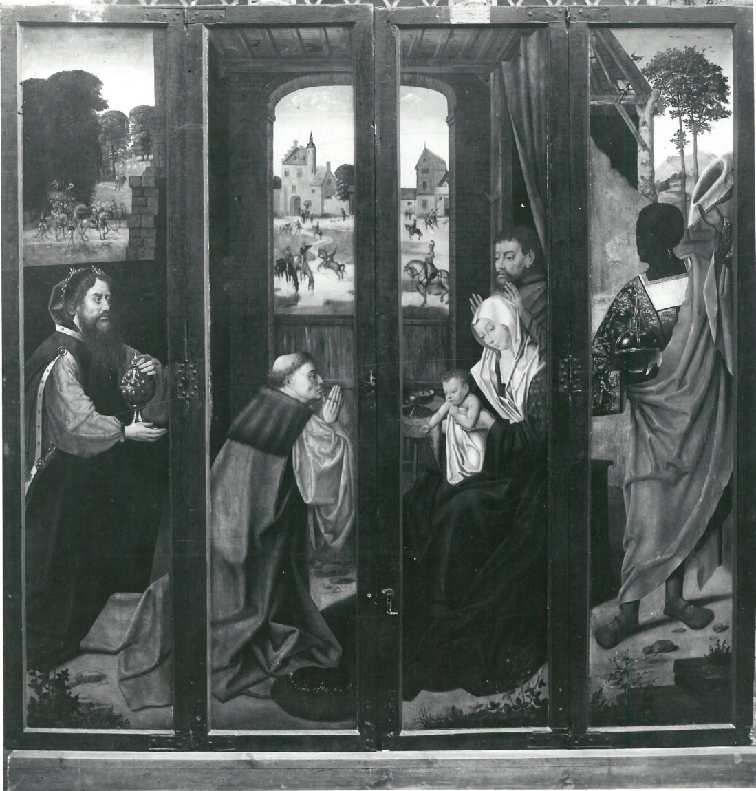 Altarpiece shutters: Adoration of the Magi | KIK-IRPA